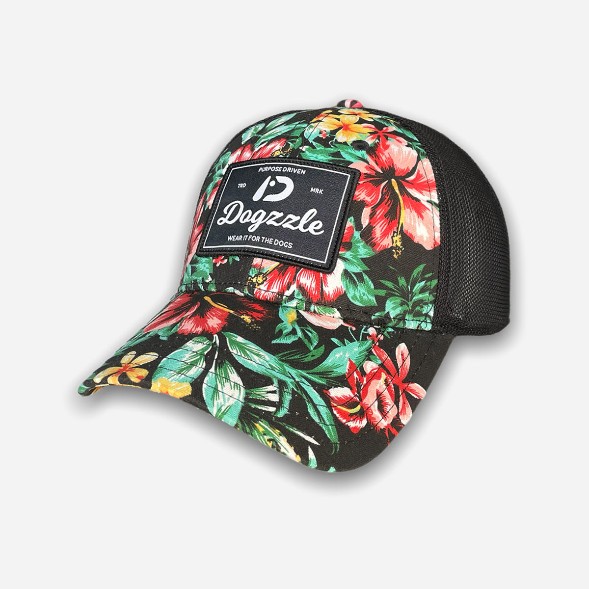 Black Hawaiian Mesh Snapback Hat – Dogzzle.com