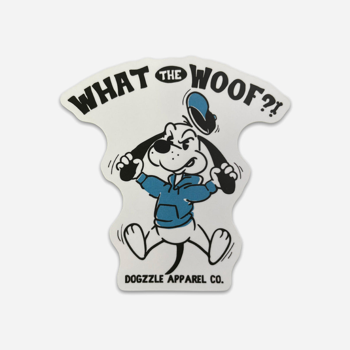 What The Woof?! Sticker – Dogzzle.com